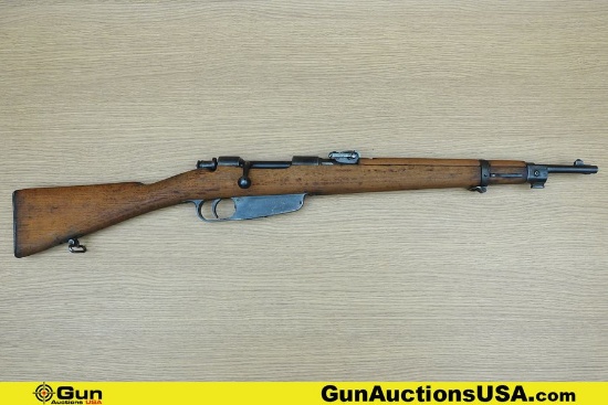 BRESCIA ARSENAL M91 CARCANO 6.5 CARCANO MATCHING NUMBERS Rifle. Good ...