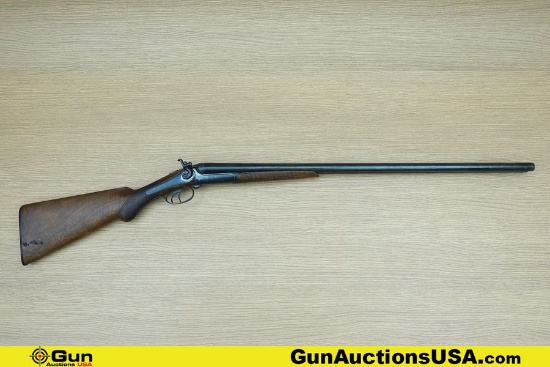 BELGIAN ARMS CO SIDE BY SIDE 12 ga. Shotgun. Fair Condition. 30" Barrel ...