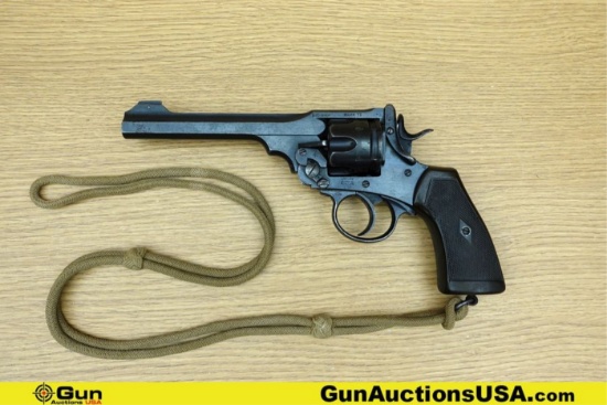 WEBLEY MARK VI .455 WEBLEY COLLECTOR'S Revolver. Very Good. 6" Barrel ...