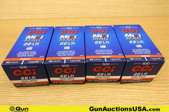 CCI MINI MAG .22 LR Ammo. 2000 Rds. . (77061) (GSCU82) | Guns ...