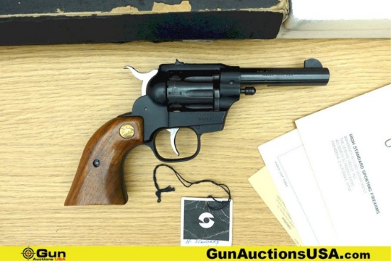 HIGH STANDARD W-105 HOMBRE .22 CAL Revolver. Good Condition. 4" Barrel ...