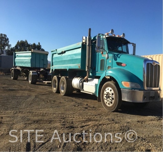 2014 Peterbilt 384 T/A Dump Truck w/ Transfer Set | Commercial Trucks ...