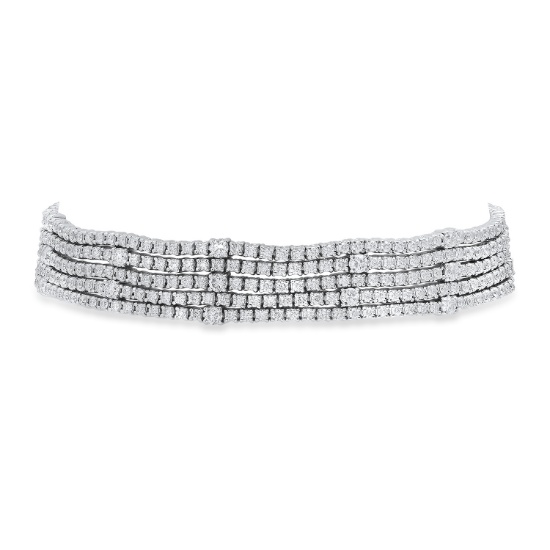 18k White Gold And 7 53ct Diamond Bracelet Jewelry Gemstones
