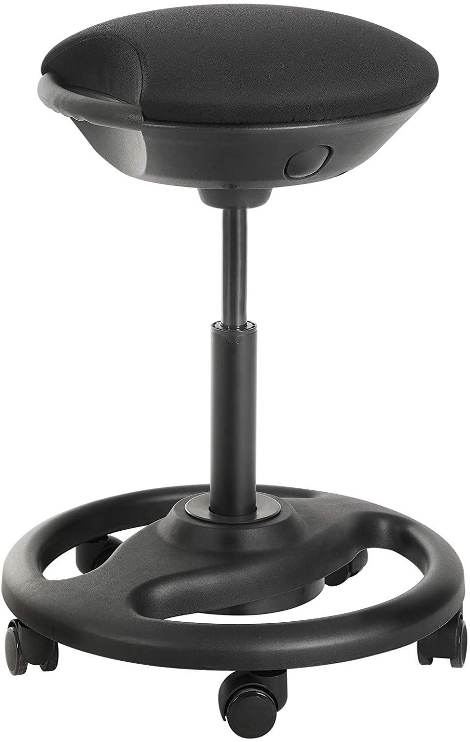 Songmics Office Stool Chair, Rolling Sit Stand | Proxibid