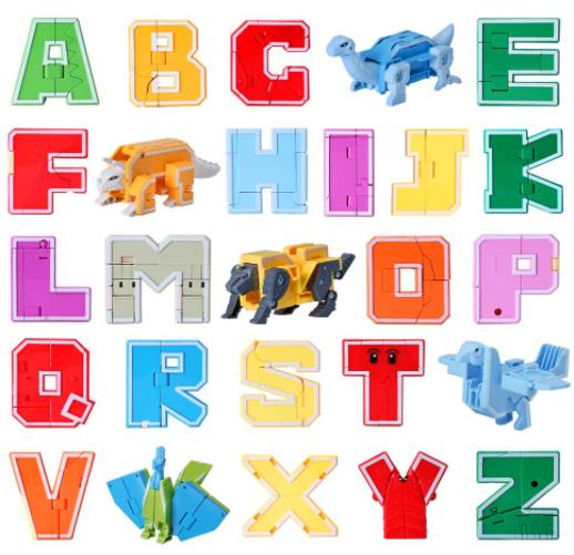 Transformer Alphabet Letters