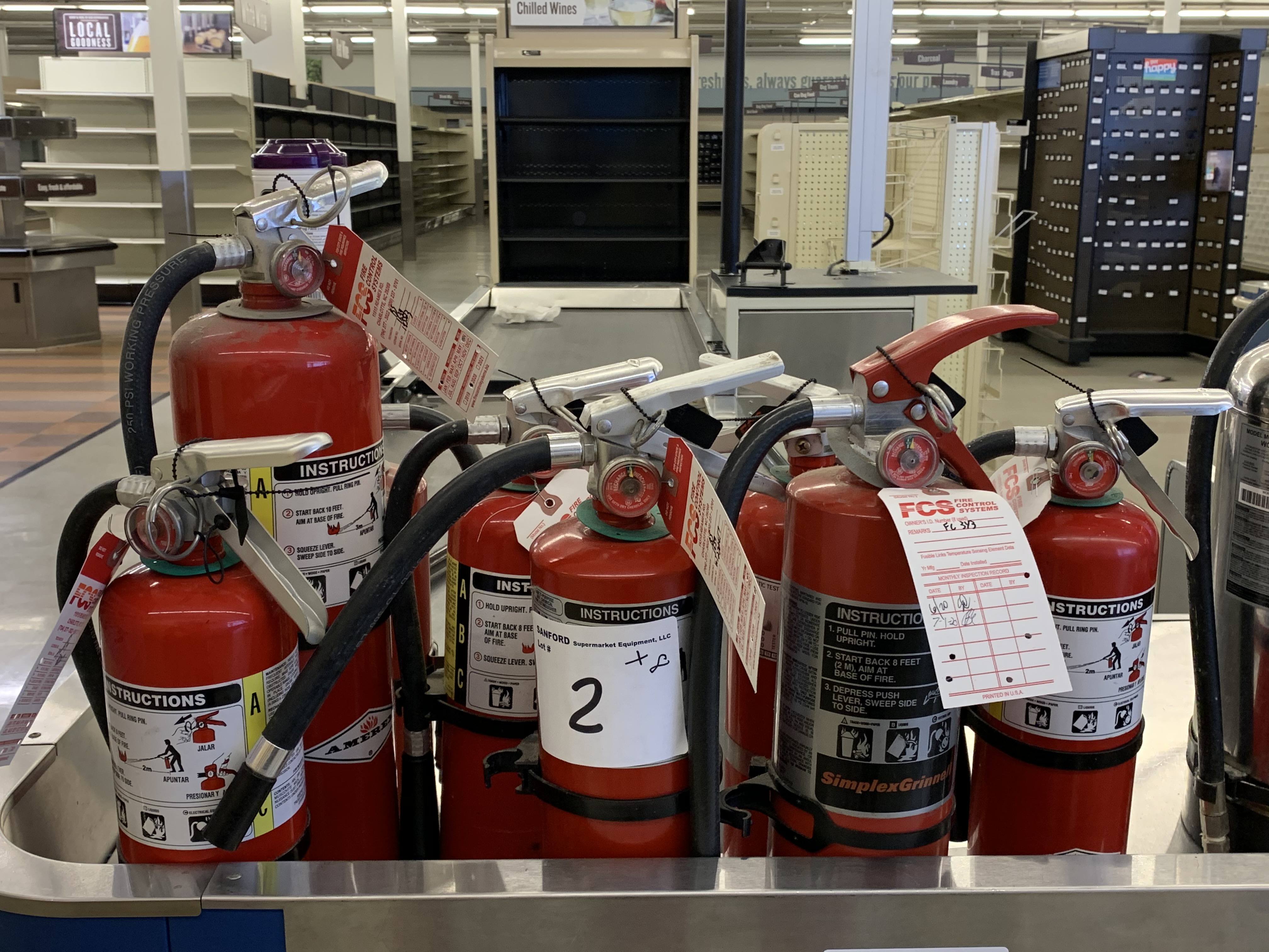 Fire Extinguisher Storage