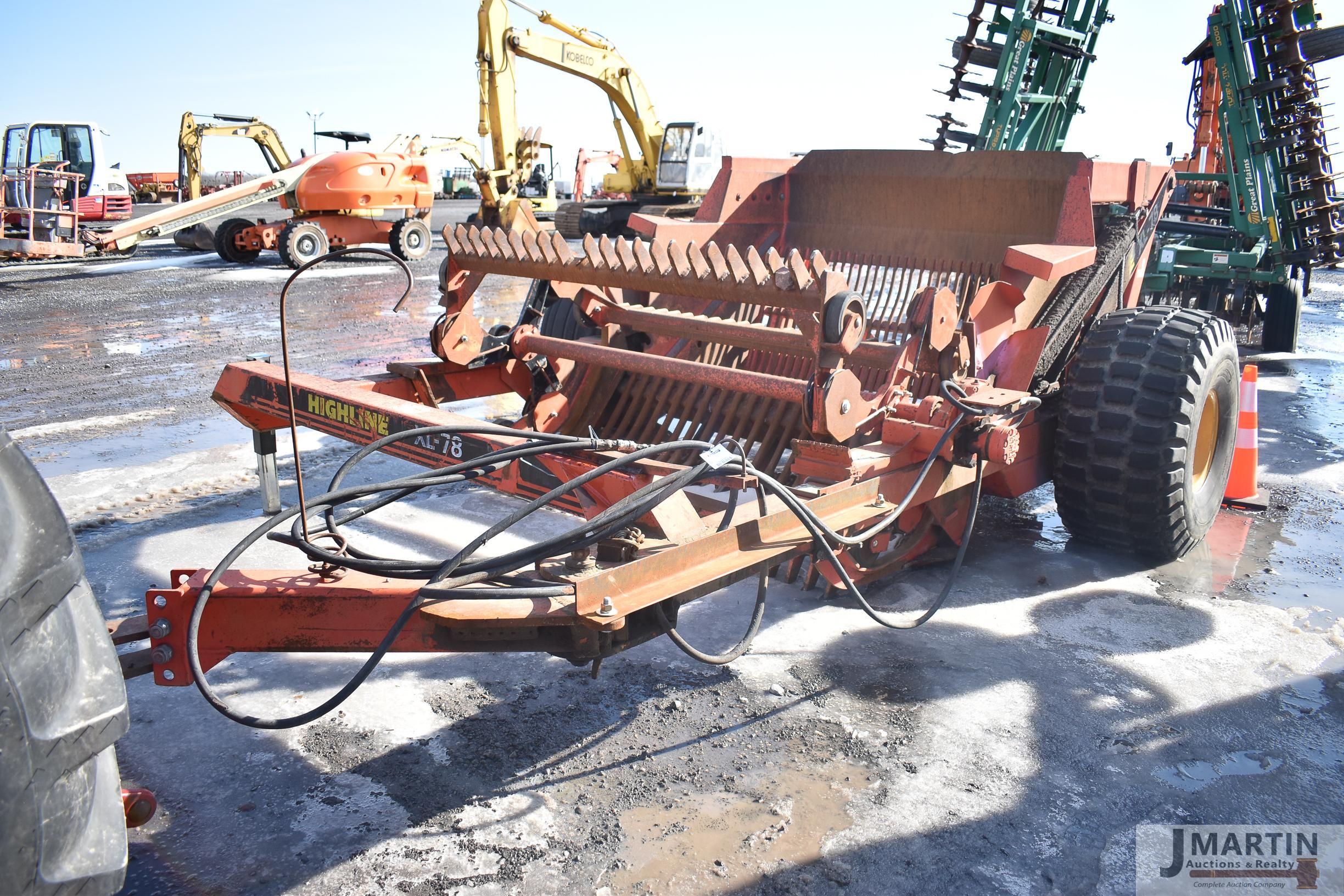 Highline XL78 78'' rock picker | Proxibid