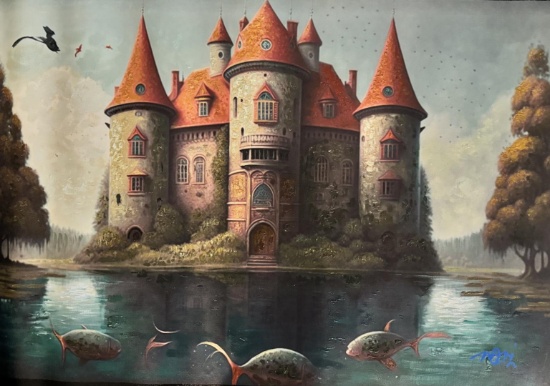 Phantom Castle by Mani ORIGINAL | Art, Antiques & Collectibles Art ...