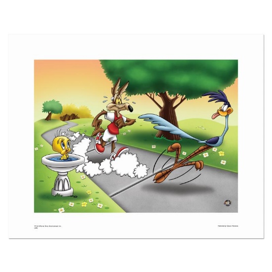 Wile E and Road Runner Race by Looney Tunes | Art, Antiques ...