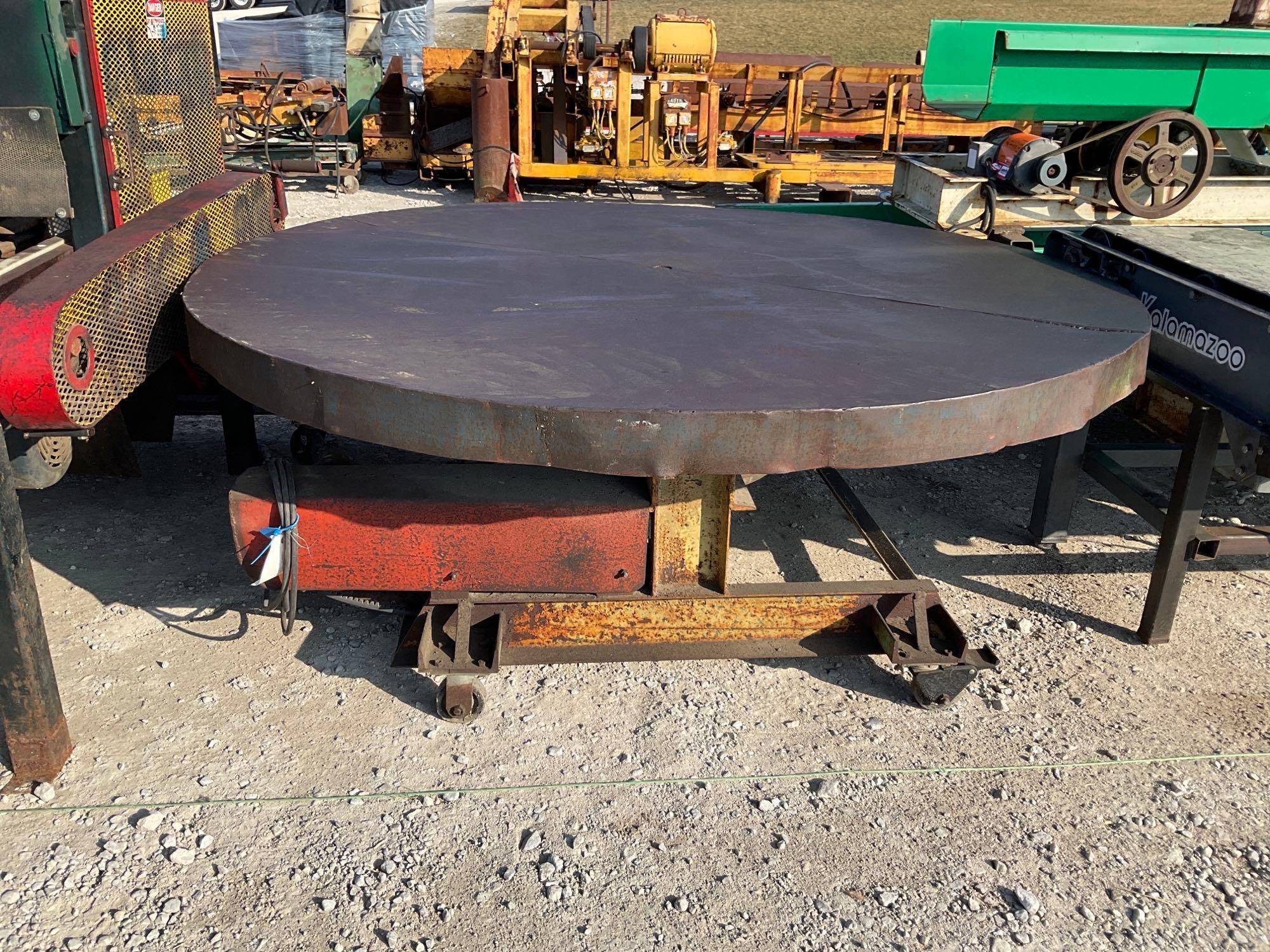 7' Round Table 1 Phase, 1 1/2 HP | Proxibid