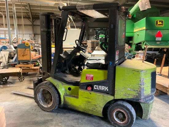 Clark Model CGP 30 Forklift 5000Lbs. Capacity. Sells Off Site ...