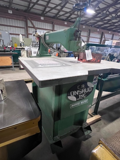 1997 CR onsrud model 36210 pin router | Industrial Machinery ...