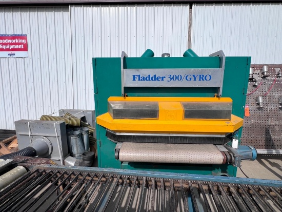 Fladder model 300 50" rotary flap sander (sells w/ blower) | Industrial ...
