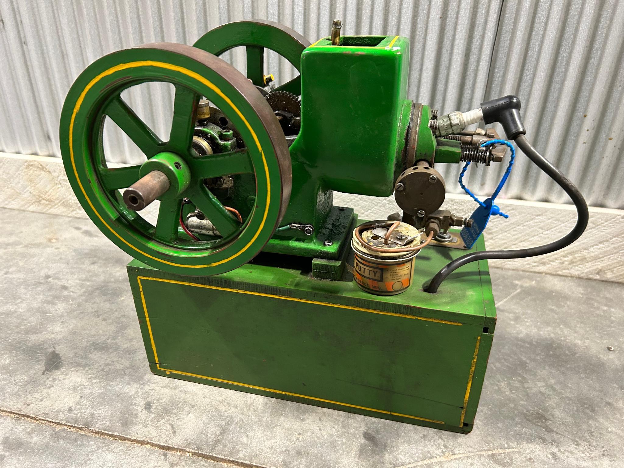 Ervin Model Hit/ Miss Engine (13 x 11 x 8 inches | Proxibid