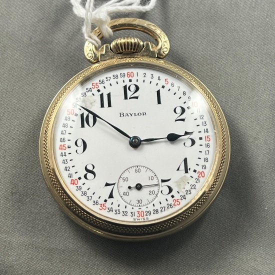 Baylor 17 Jewel pocket watch | Online Auctions | Proxibid