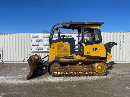 2017 John Deere 650KXLT Dozer, Forestry Package, winch & arch, 4527 hrs ...
