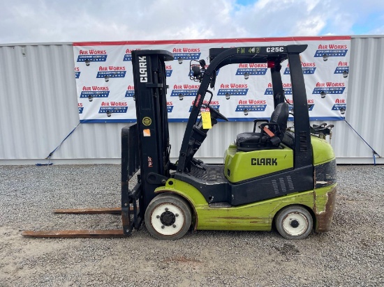 2015 Clark Forklift Mod. C25CL, 9493 hrs., SN C232L-1220-9855 CNF, 5000 ...