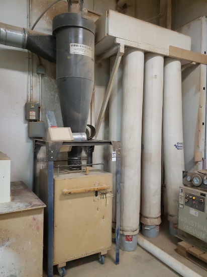 Murphy-Rodgers Model 9B5-D Dust Collector with Collection Bin& All Dust ...