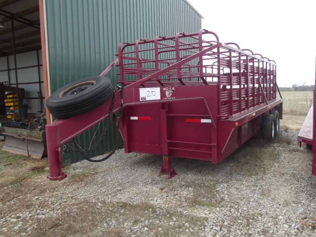 20' T/A GOOSENECK LIVESTOCK TRAILER, (2) DIVIDER | Proxibid