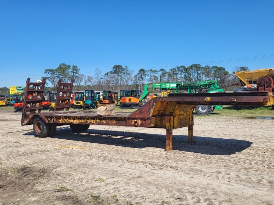 32ft Lowboy Trailer W/ Hydraulic Ramps | Heavy Construction Equipment ...