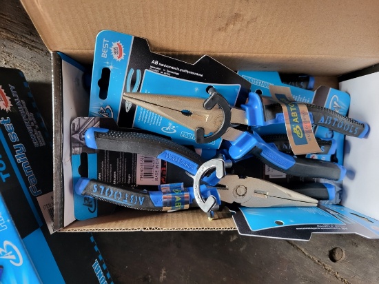 (6) Ab Tool Needle Nose Pliers | Heavy Construction Equipment Light ...