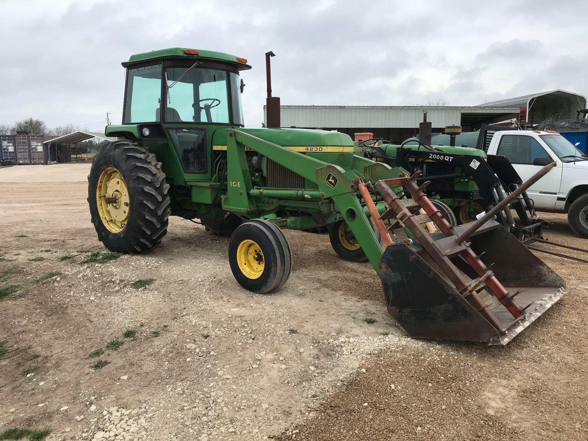 1976 John Deere 4230 - w158 loader - bucket & hay | Proxibid