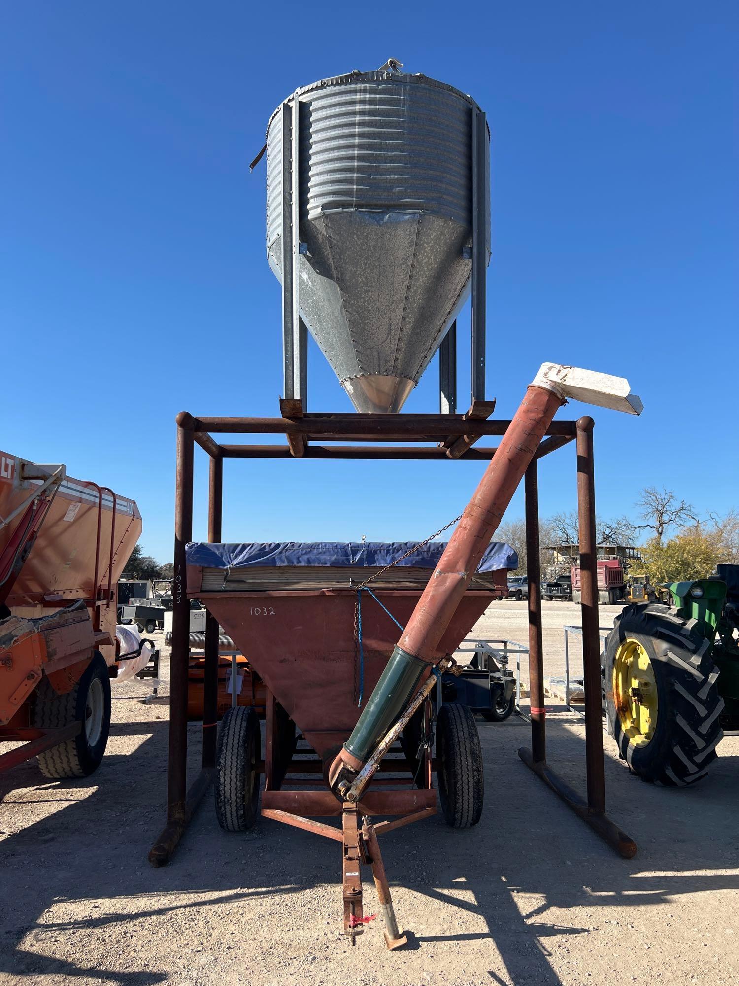 Overhead Grain Bin | Proxibid