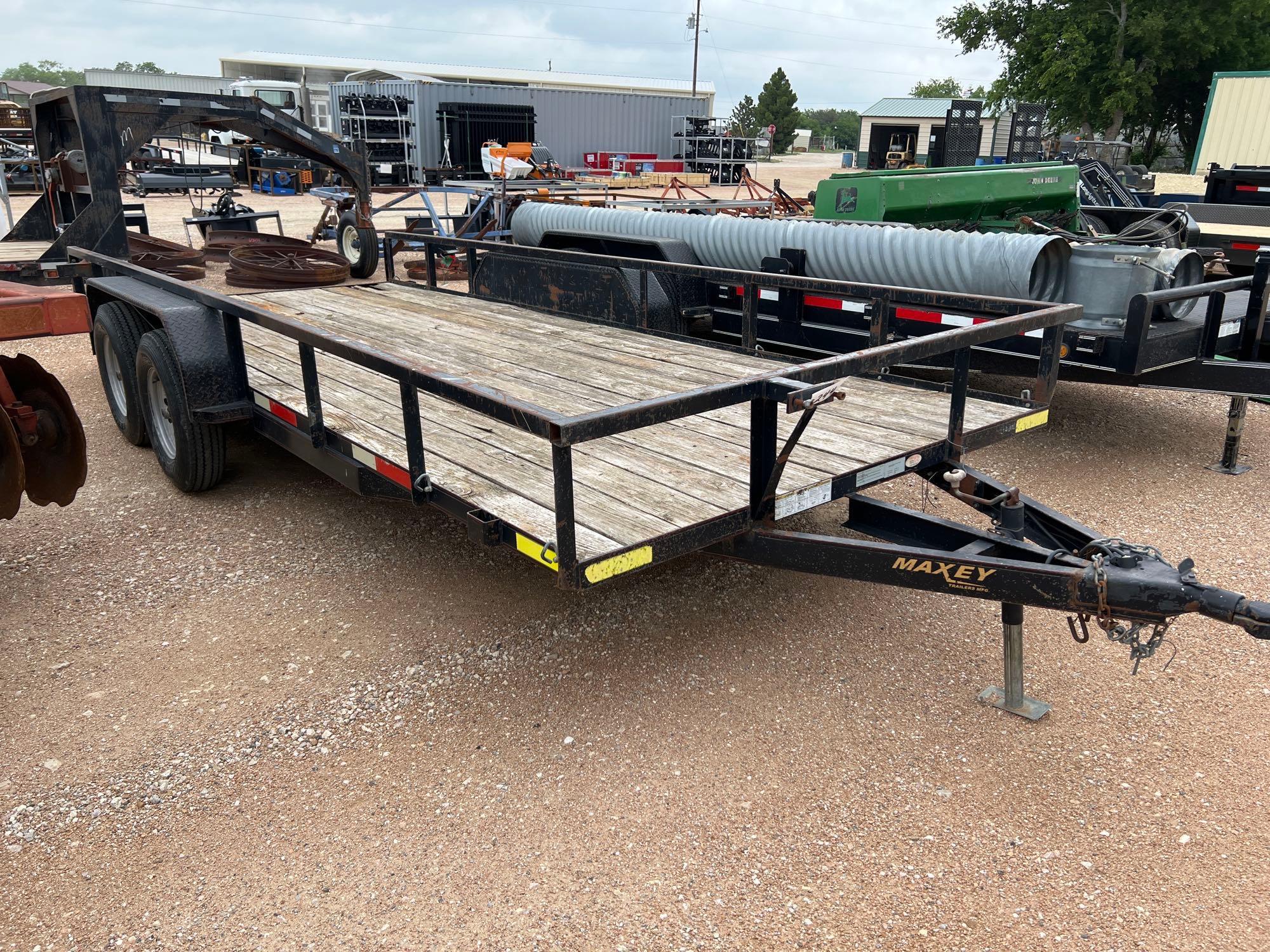 Maxx-D Utility Trailer 83'' x 18' 2 - 3500lb | Proxibid