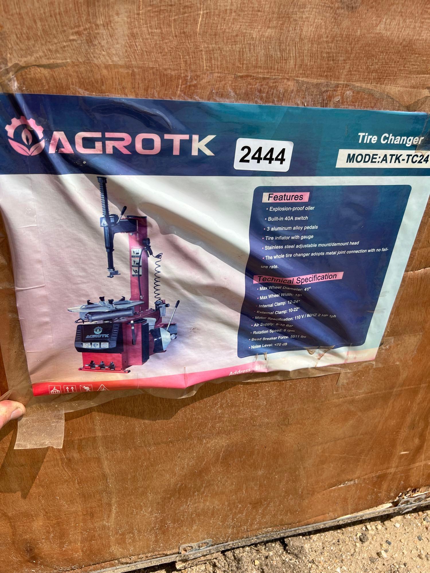 AGROTK Tire Changer SN: ATK-TC2424021801D | Proxibid