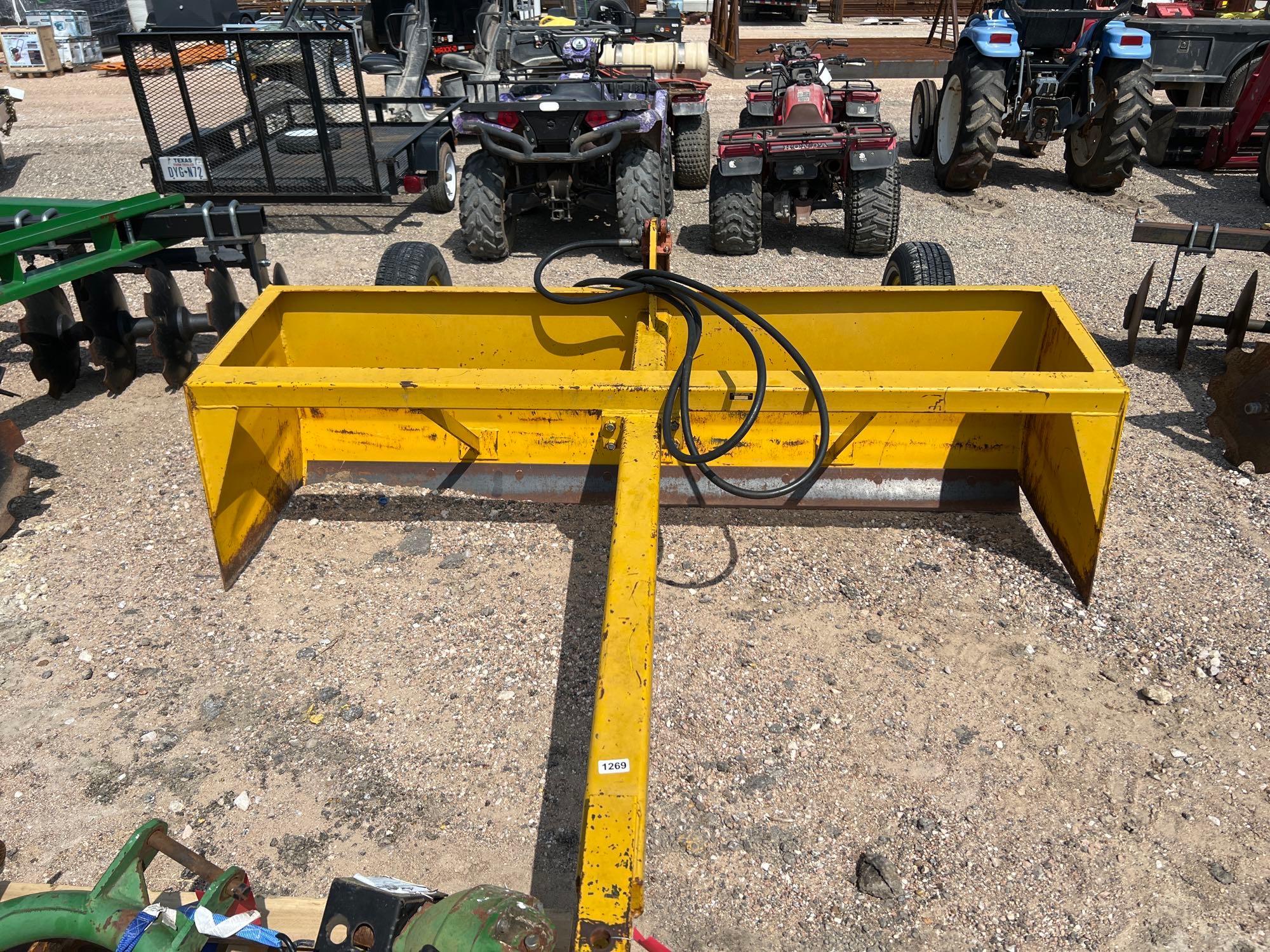 8' Pull Type Box Blade w/Cylinder | Proxibid