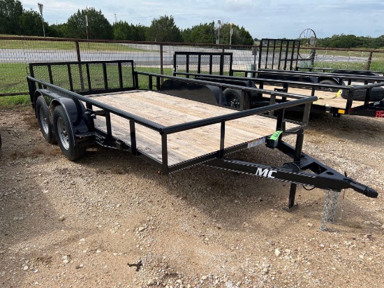 2025 Unused MC 83'' x 14' Utility Trailer 2' Dove Tail. Ramp Gate 2 x 3 ...