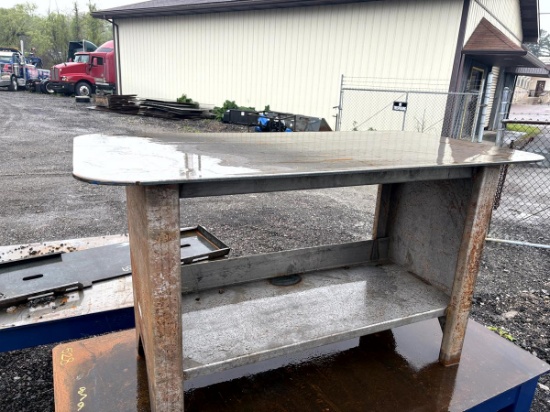 4' Metal Table | Heavy Construction Equipment Light Equipment & Support ...