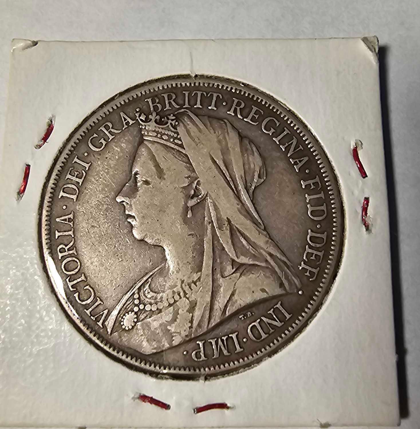 1900 QUEEN VICTORIA SILVER CROWN LXIV COIN | Proxibid