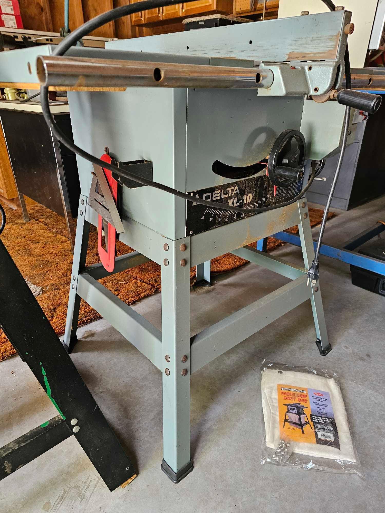 DELTA XL 10 TABLE SAW Proxibid