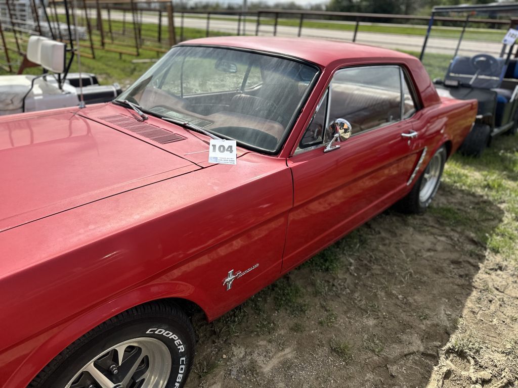 1965 FORD MUSTANG, VIN:6F07T36T064 | Proxibid