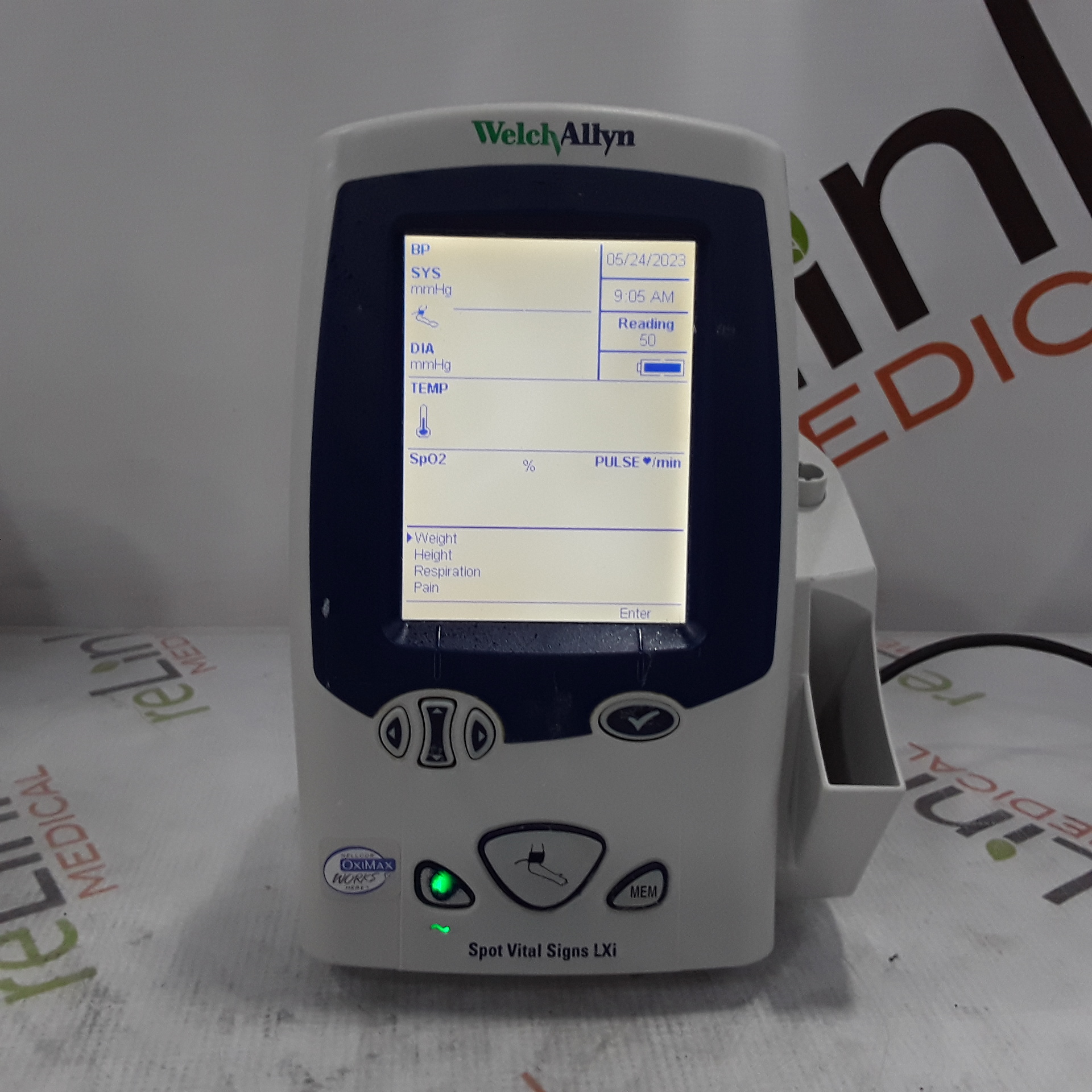 Welch Allyn Spot LXi - NIBP, SureTemp Plus, | Proxibid