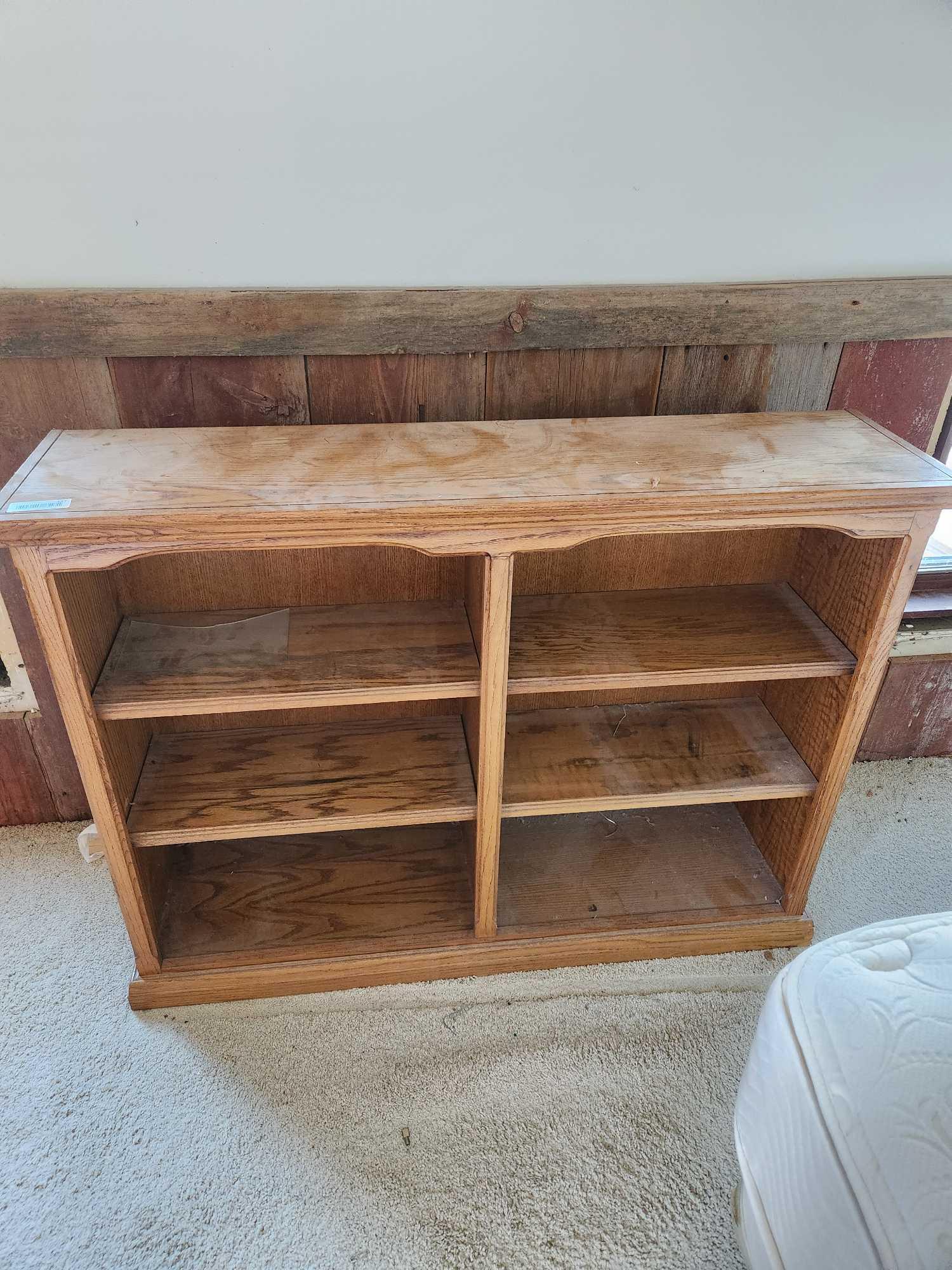 Approx. 5-foot Oak Bookcase | Proxibid