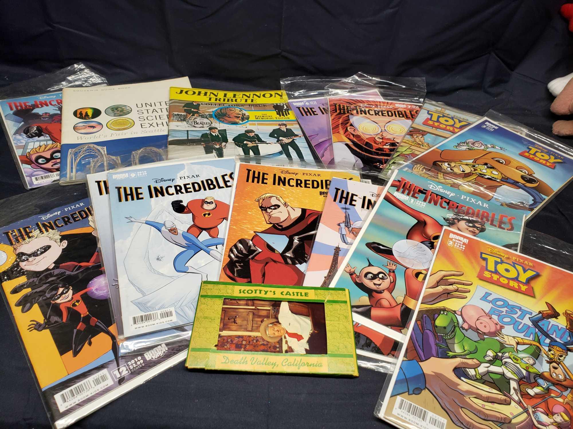 Disneys Pixar Toy Story and Incredibles comics. | Proxibid