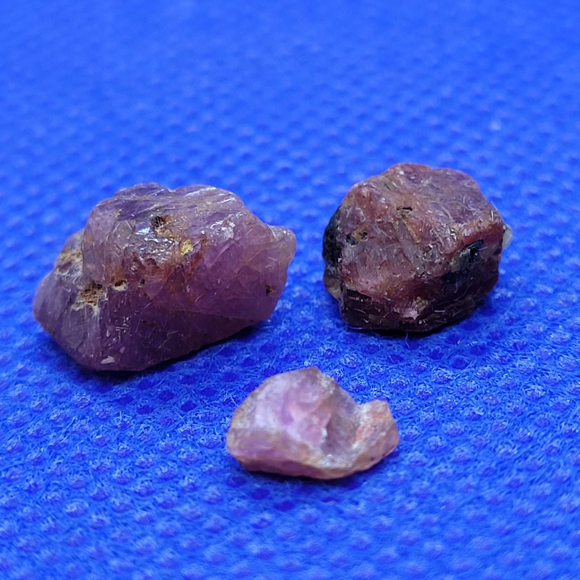 Uncut Ruby Stones