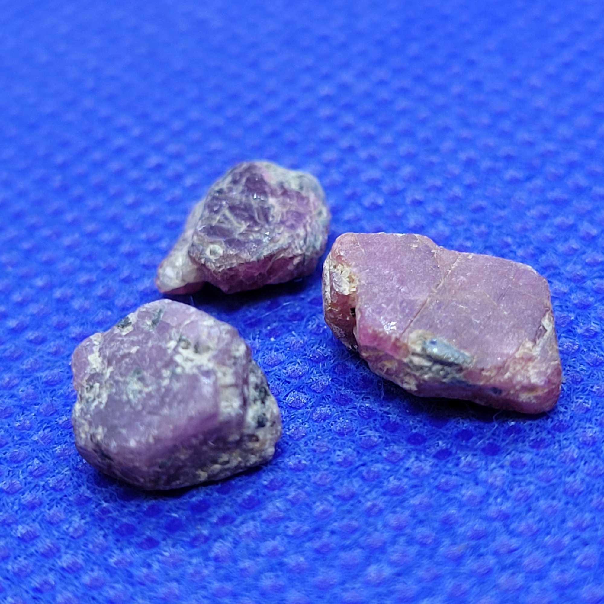 Uncut Ruby Stones