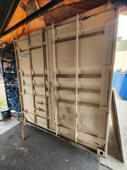 20ft Aztec shipping container - Aluminum Swing out doors wood floors ...