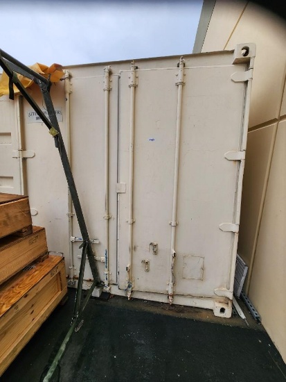 40ft Aztec shipping container - Aluminum Swing out doors wood floors ...