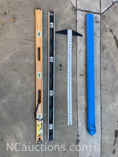 Tools Mayes Level with case 90 degree ruler | Heavy Construction ...