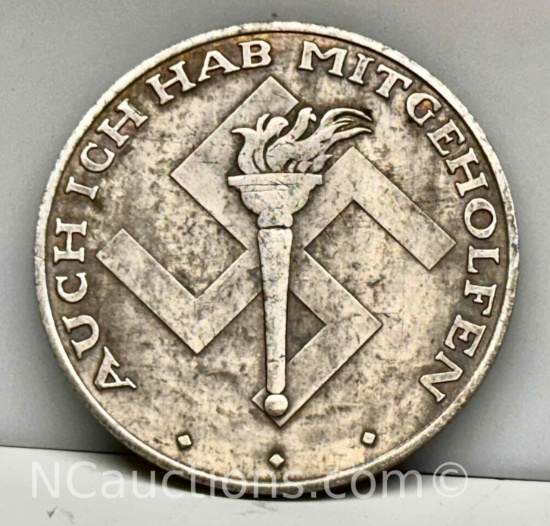 Nazi Hitler Kovanica Reich precnik Medal | Guns & Military Artifacts ...