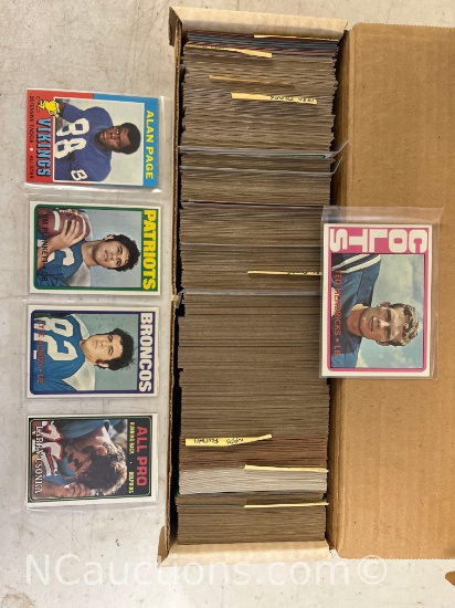 1959 to 1981 Topps Football cards Alan Page Jim Plunkett Lyle Alzado ...