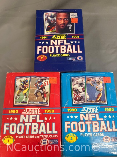 1990 Score NFL Football Series 1 and 2 Cards | Art, Antiques ...