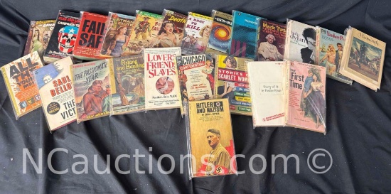 24 Vintage Pulp Books Hitler Nazi, Mark Twain, Bob Dylan more | Art ...