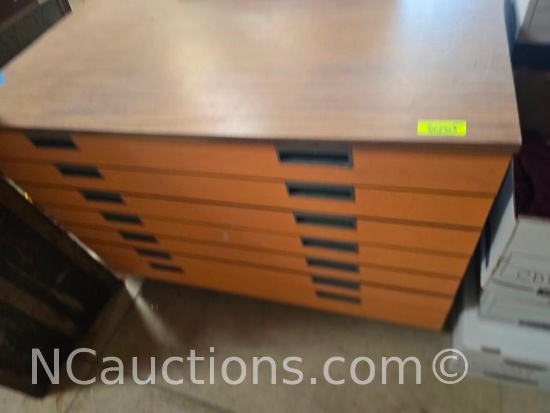 Vintage Antique Plan Chest Architects Artist Map Drawer | Online ...