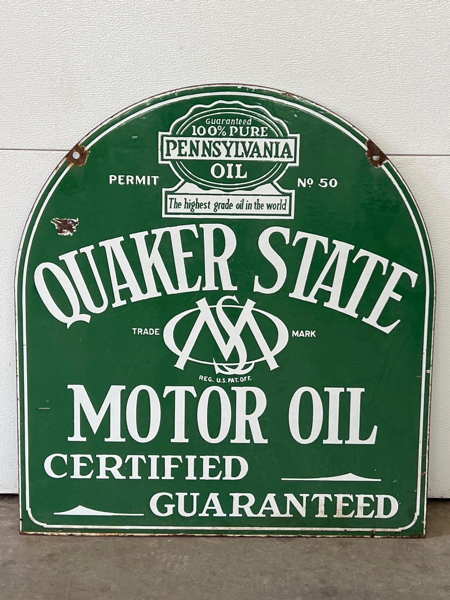 Vintage Quaker State Logo