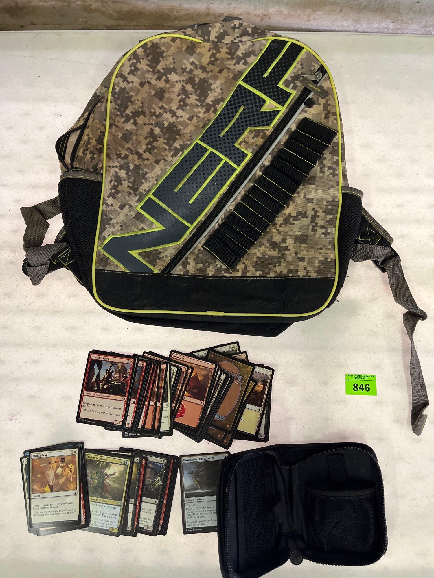 Nerf Backpack & Magic the Gathering Cards | Proxibid
